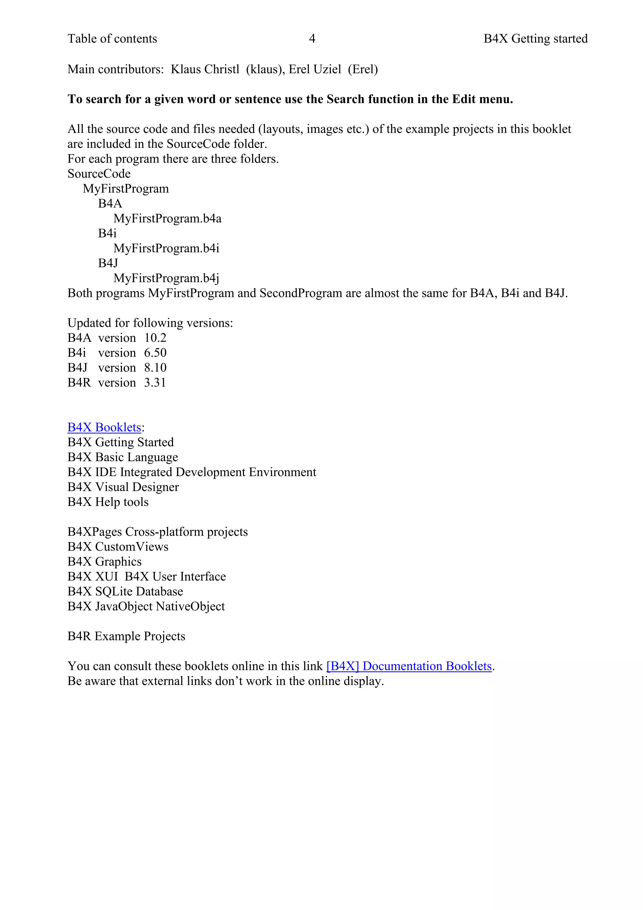 B4X Programming Gettings Started v1.9 | PDF