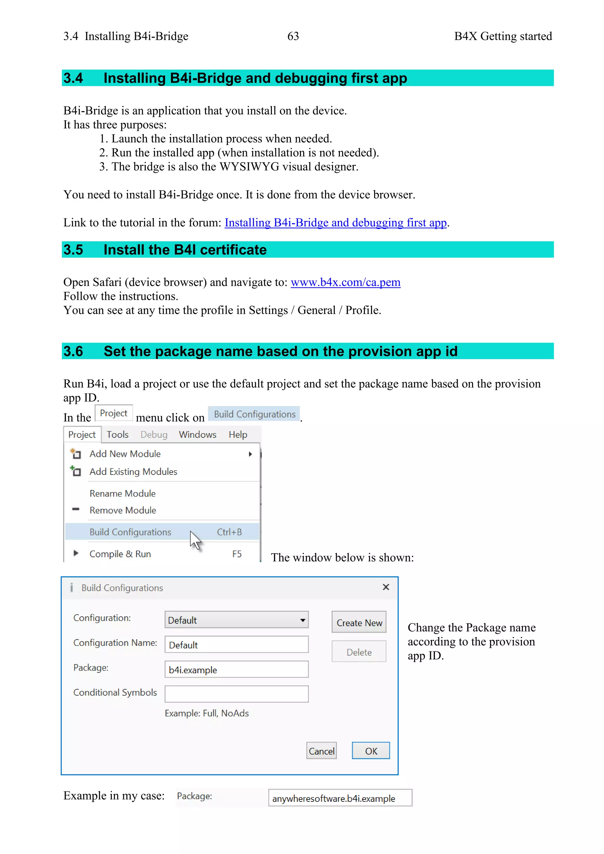 B4X Programming Gettings Started v1.9 | PDF