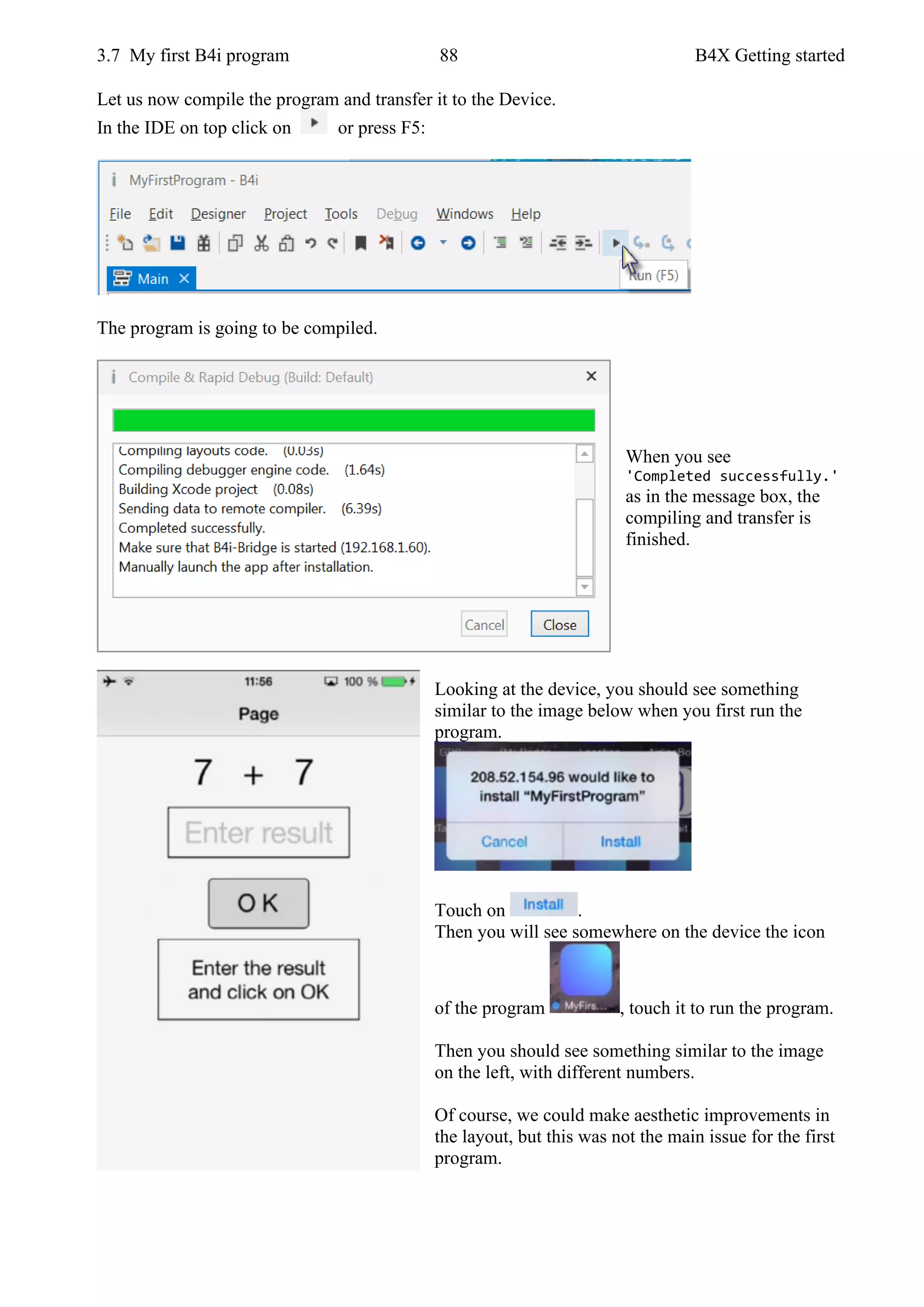 B4X Programming Gettings Started v1.9 | PDF