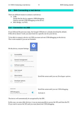 B4X Programming Gettings Started v1.9 | PDF