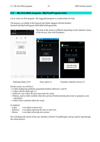 B4X Programming Gettings Started v1.9 | PDF