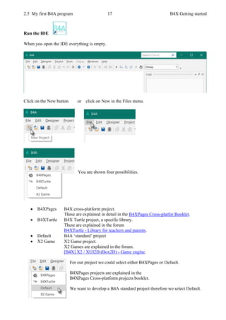 B4X Programming Gettings Started v1.9 | PDF