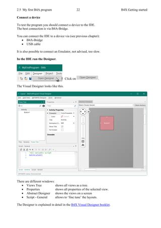 B4X Programming Gettings Started v1.9 | PDF