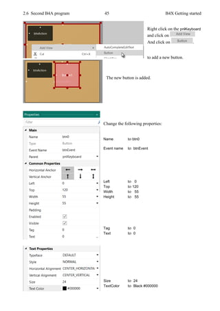 B4X Programming Gettings Started v1.9 | PDF