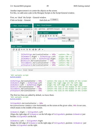 B4X Programming Gettings Started v1.9 | PDF