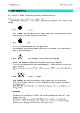 B4X Programming Gettings Started v1.9 | PDF