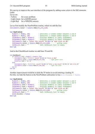 B4X Programming Gettings Started v1.9 | PDF