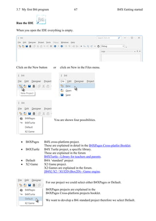 B4X Programming Gettings Started v1.9 | PDF