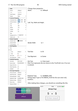 B4X Programming Gettings Started v1.9 | PDF
