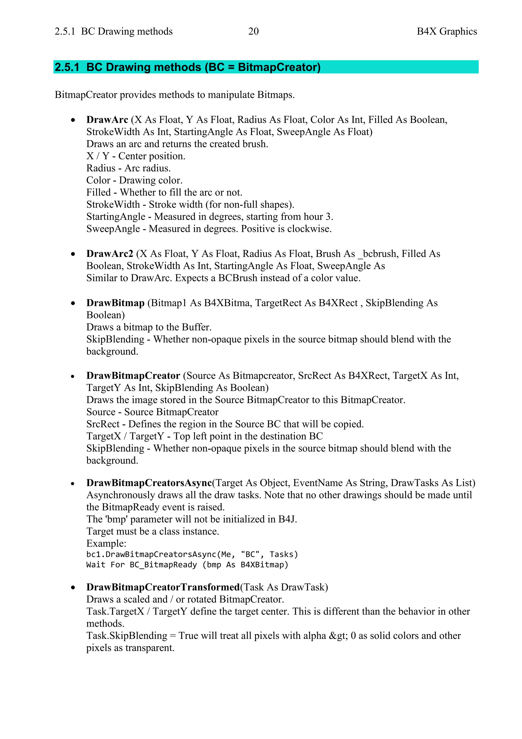 B4X Graphics Programming | PDF