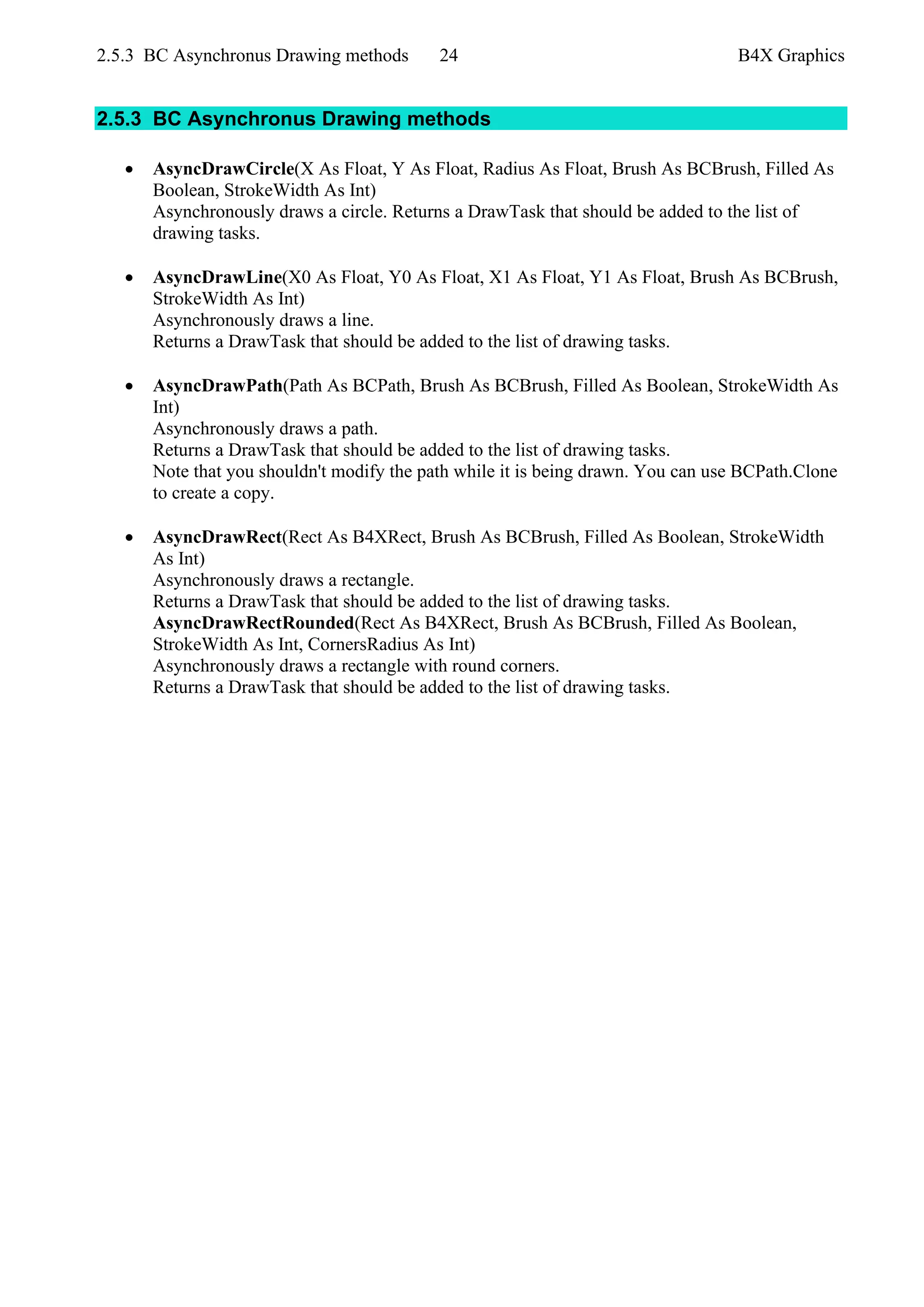 B4X Graphics Programming | PDF