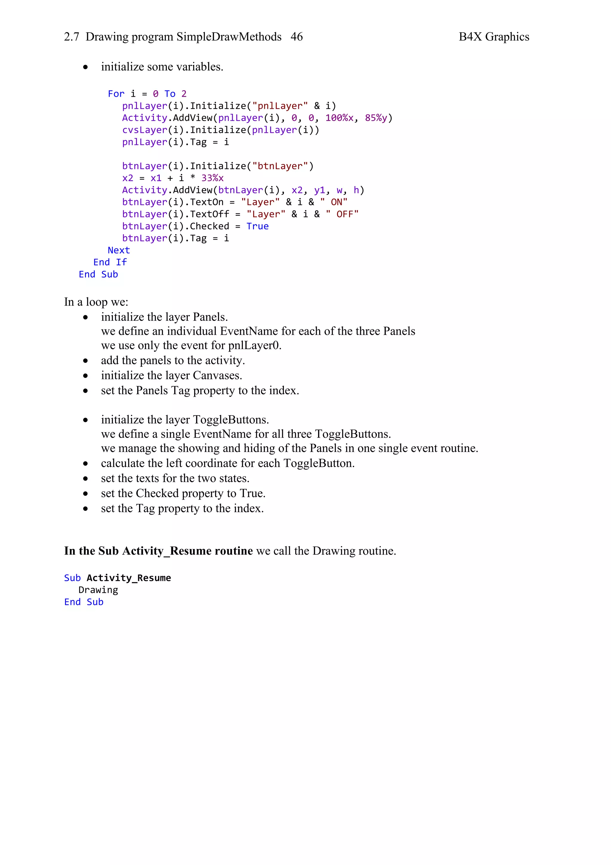 B4X Graphics Programming | PDF
