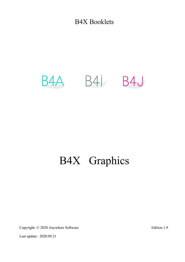 B4X Graphics Programming | PDF