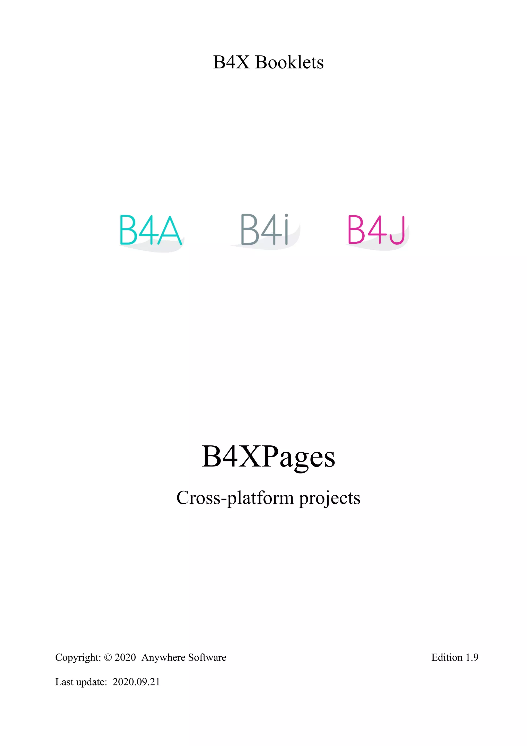 B4XPages - Cross platform development | PDF