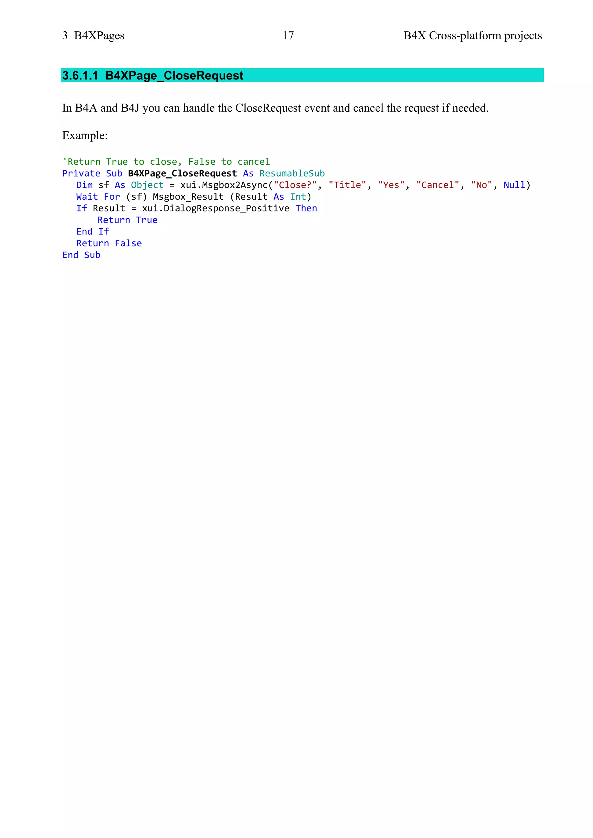 B4XPages - Cross platform development | PDF