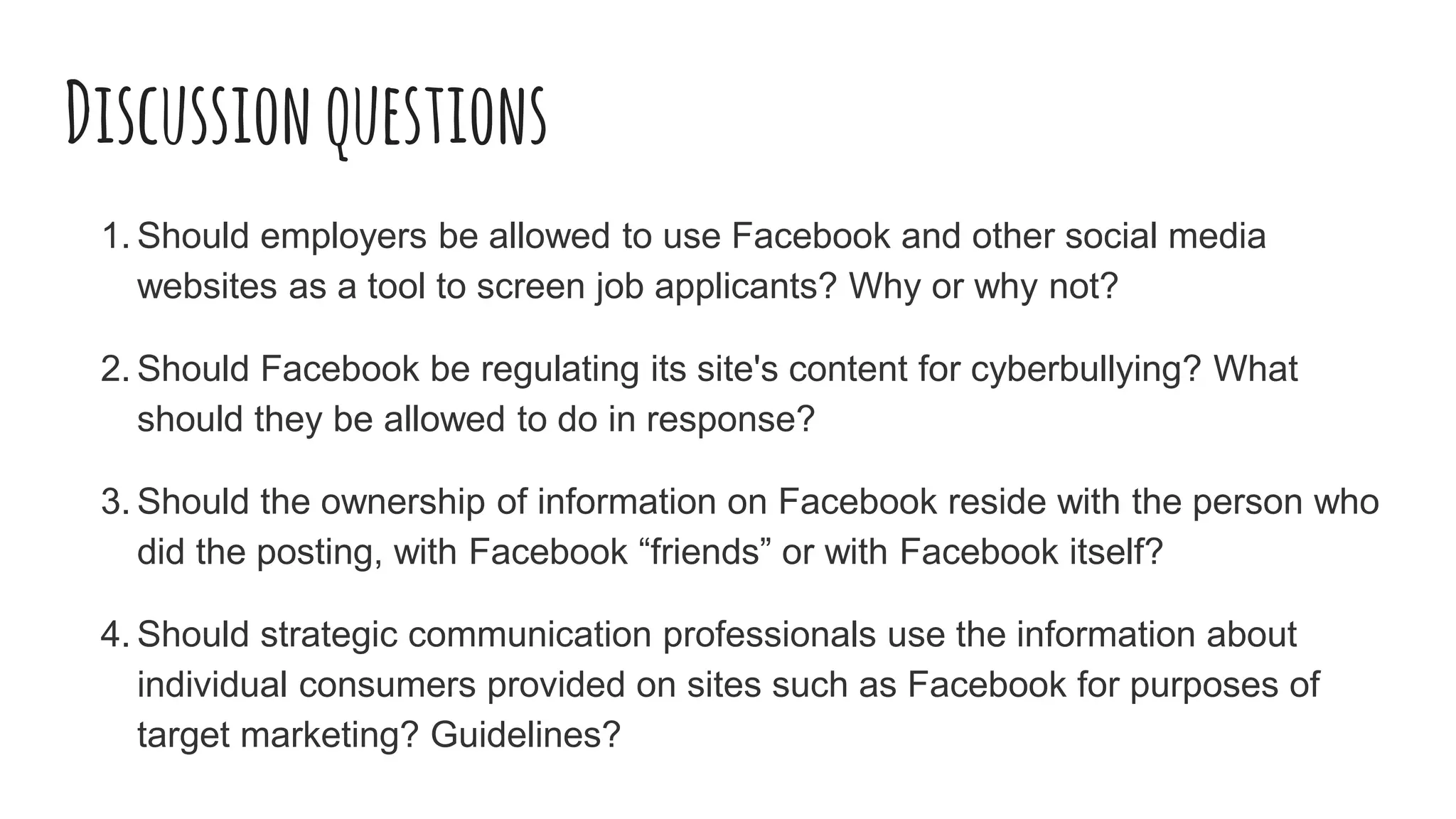 Case study: Media Ethics | PPTX | Social Networking | Internet