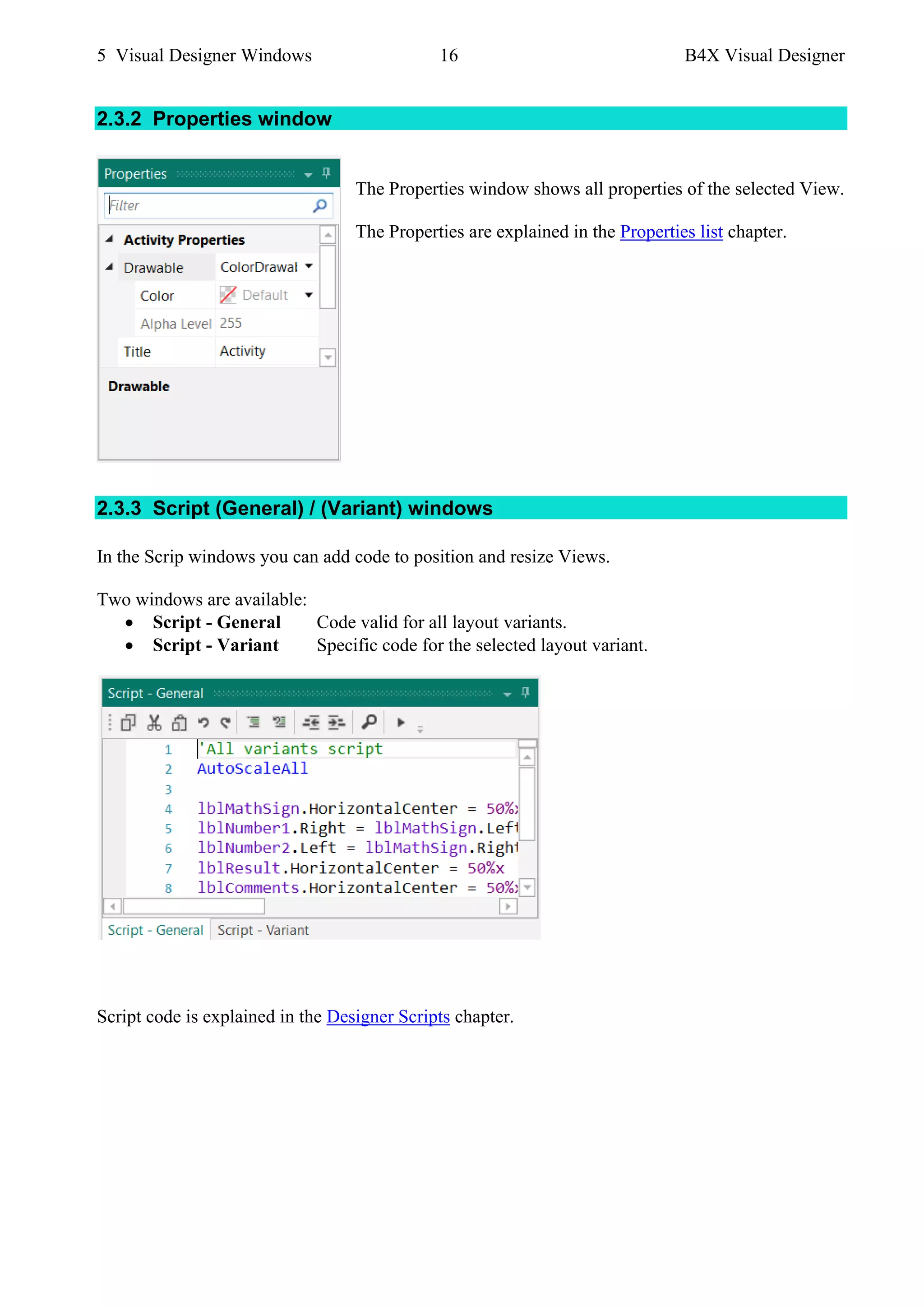 B4X Visual Designer | PDF