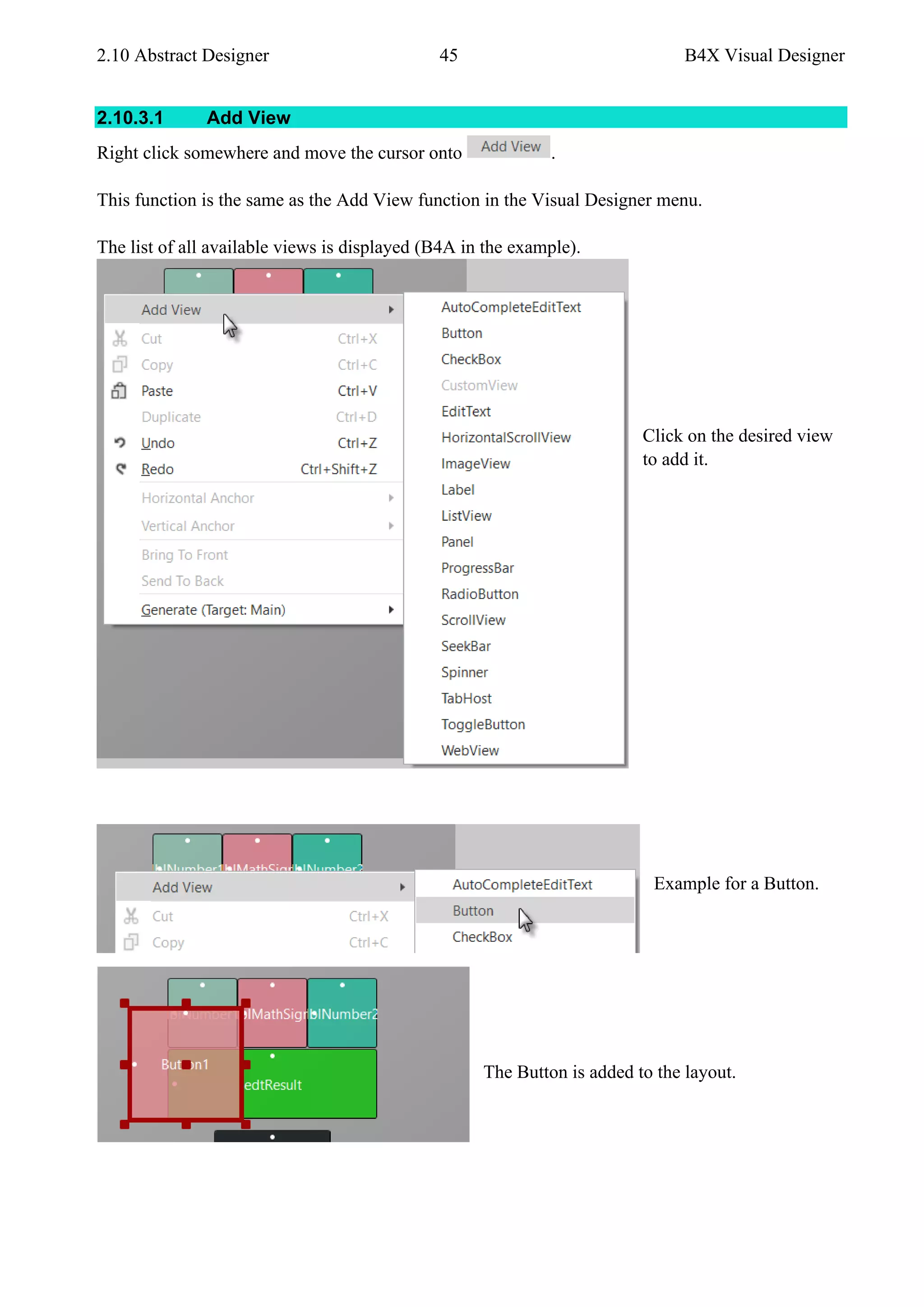 B4X Visual Designer | PDF