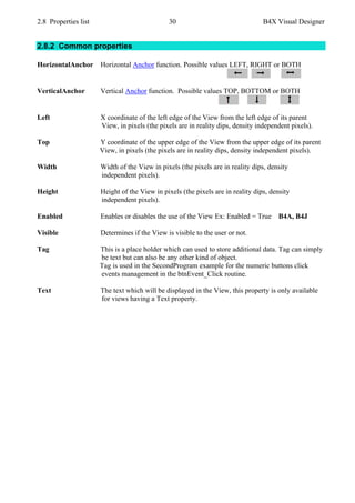 B4X Visual Designer | PDF