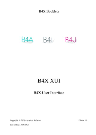 B4X XUI - Cross platform layer | PDF