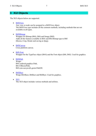 B4X XUI - Cross platform layer | PDF