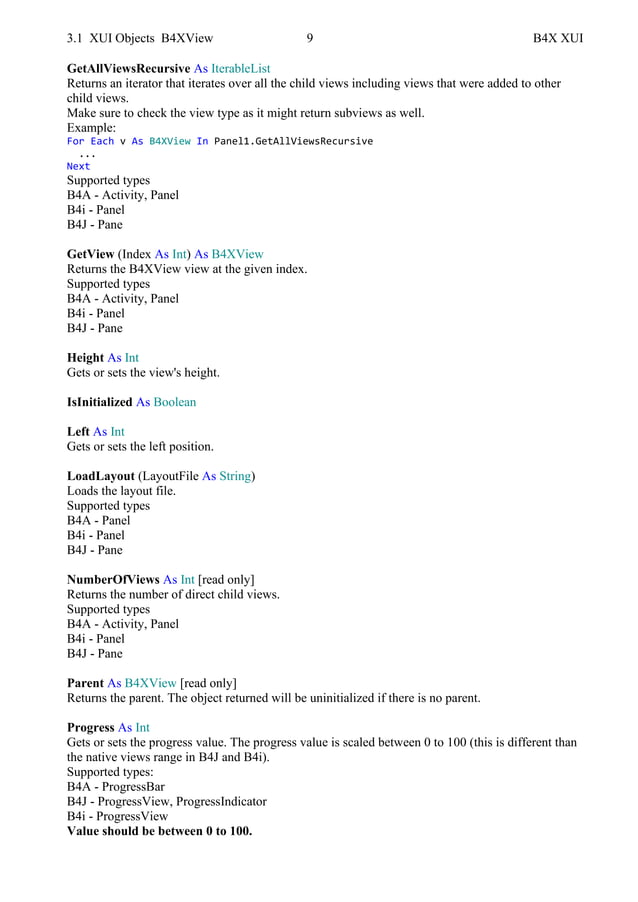 B4x Xui Cross Platform Layer Pdf