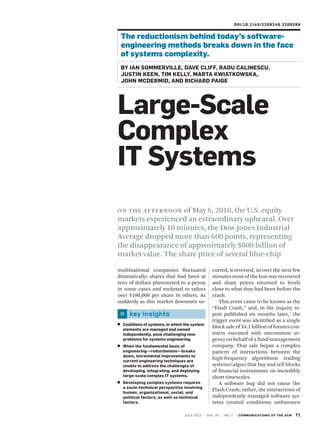 B5 15 - large-scale complex it systems | PDF