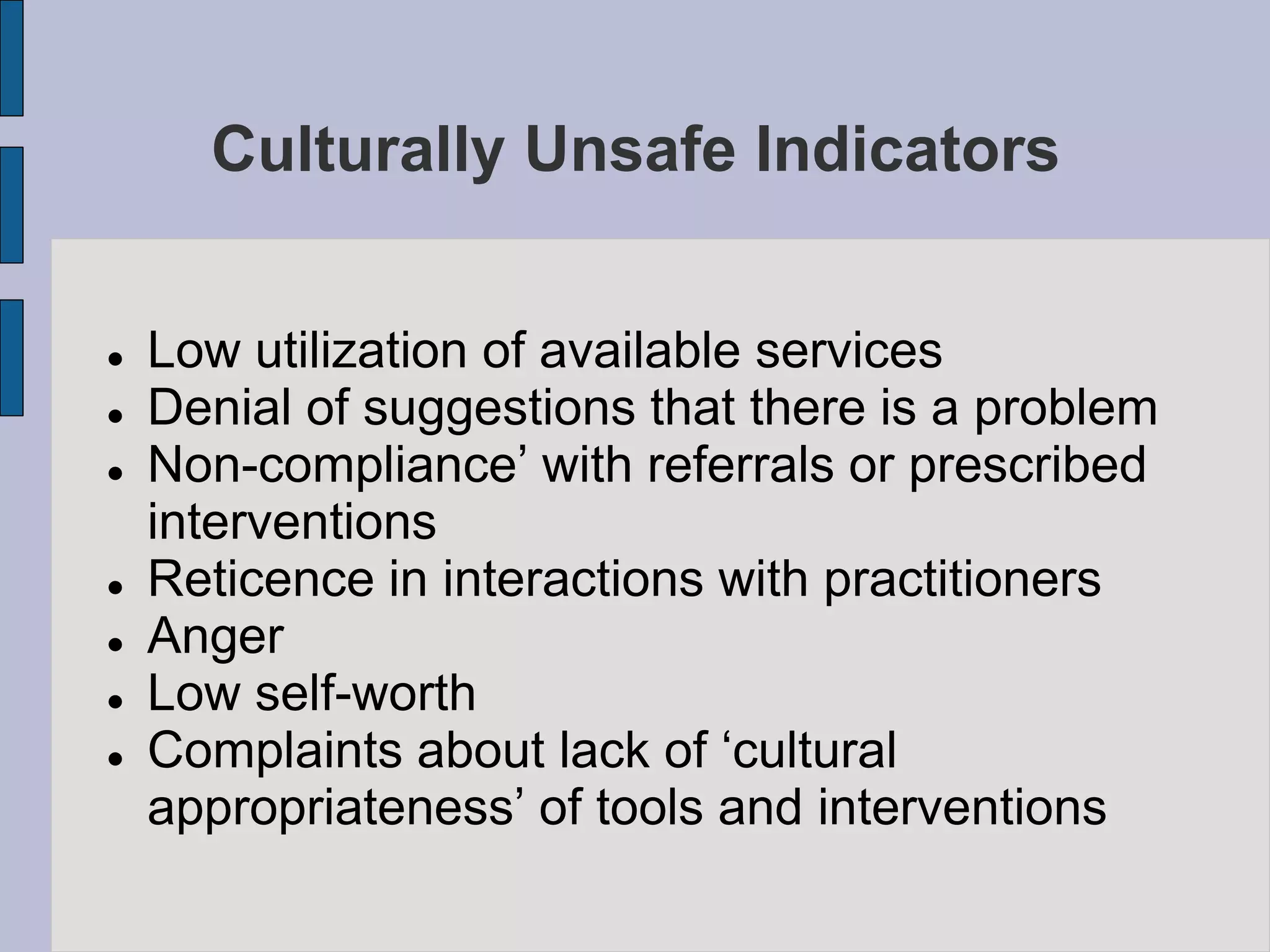 Cultural Safety Exploring How the Concept of Cultural Safety Applies to ...