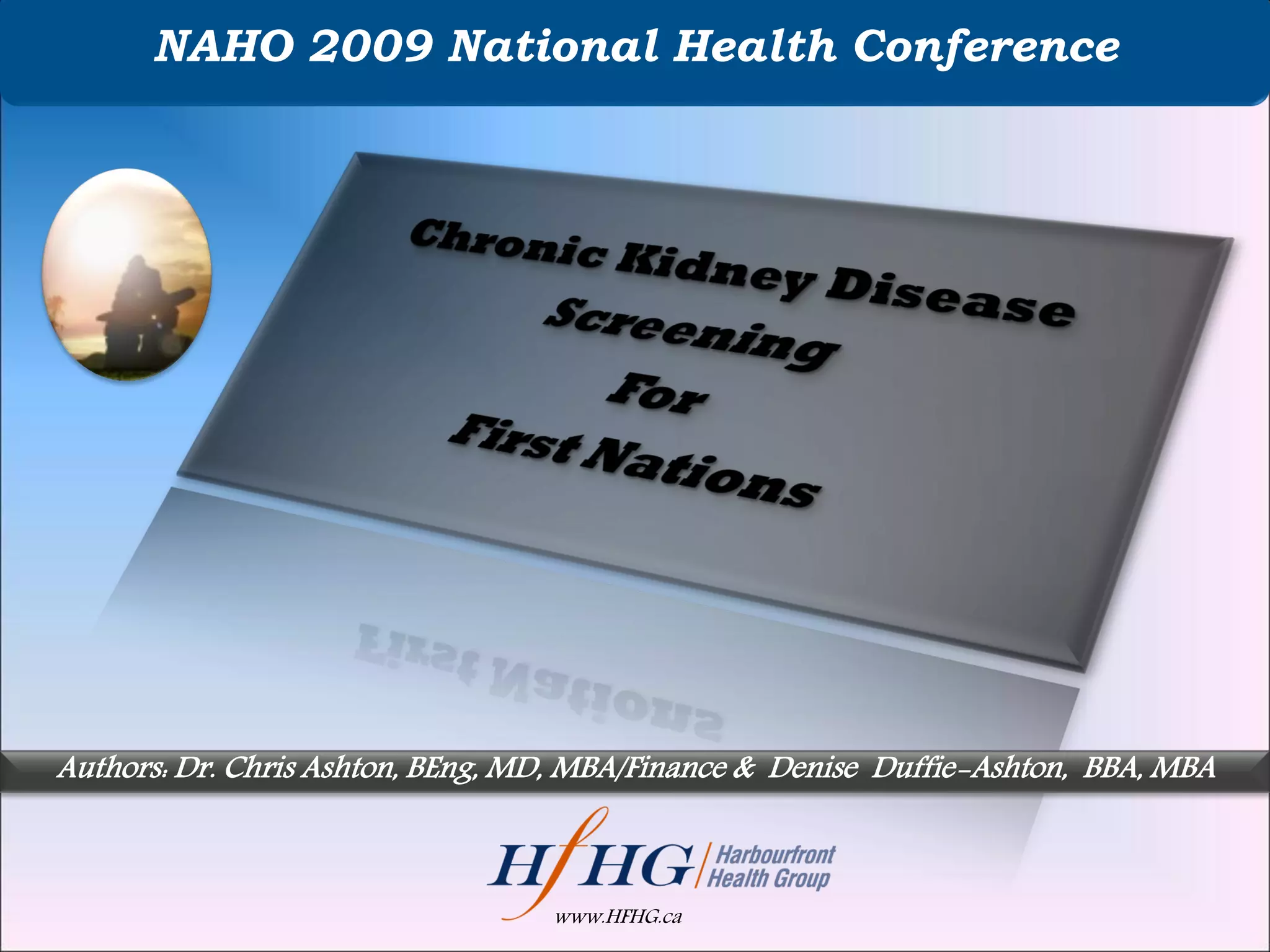 Chronic Kidney Disease Screening for First Nations | PDF
