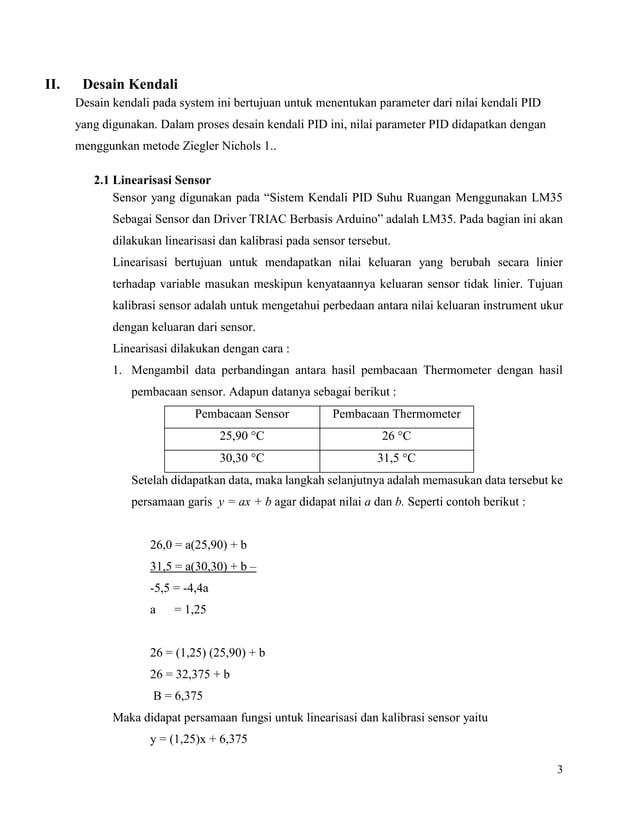 B500 - Sistem Kendali PID Suhu Ruangan Menggunakan LM35 Sebagai Sensor dan Driver Triac berbasis ...