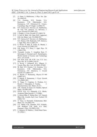 Growth, structural, optical, electrical and SHG studies of N-N ...