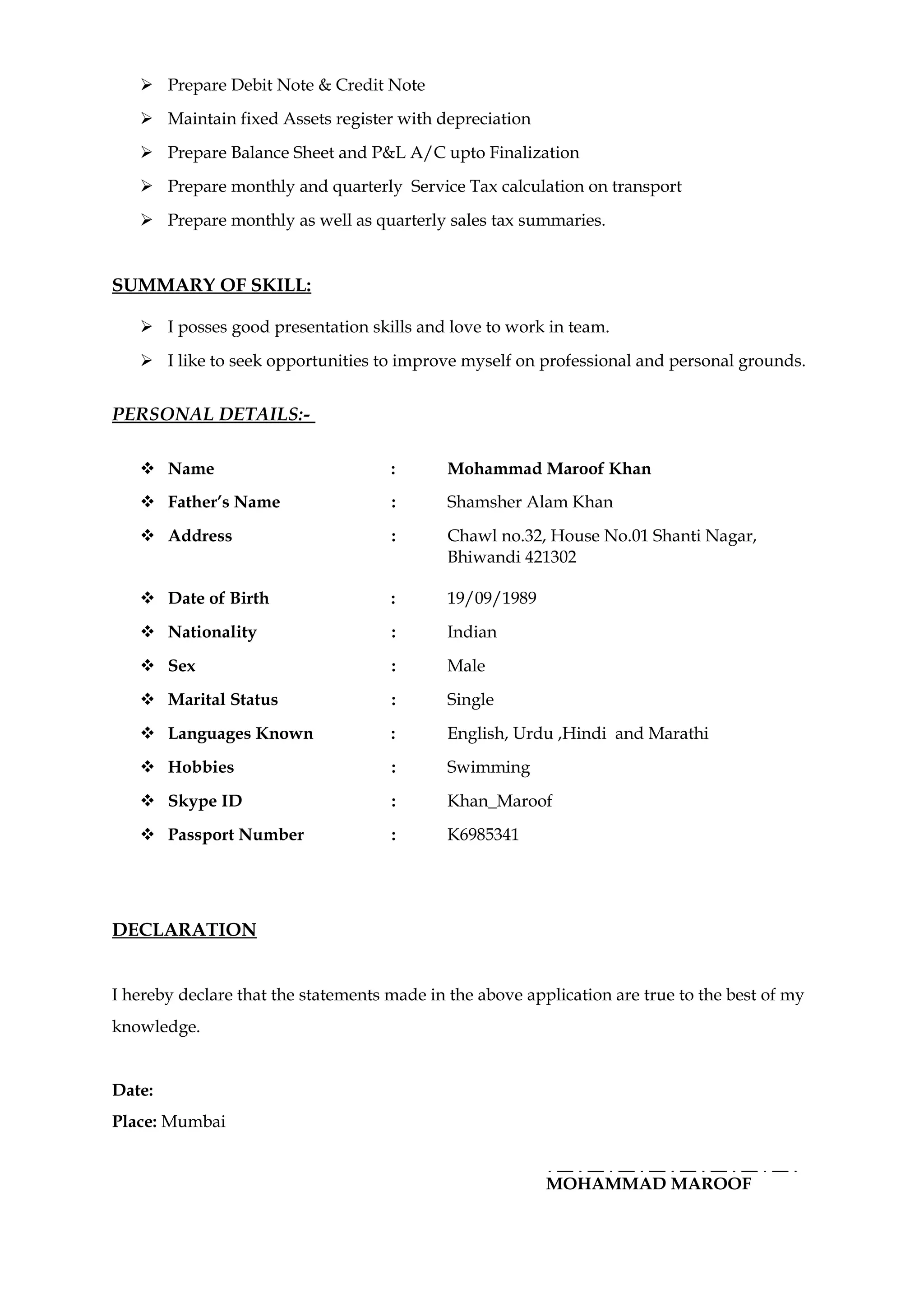 KHAN MOHAMMAD MAROOF | PDF