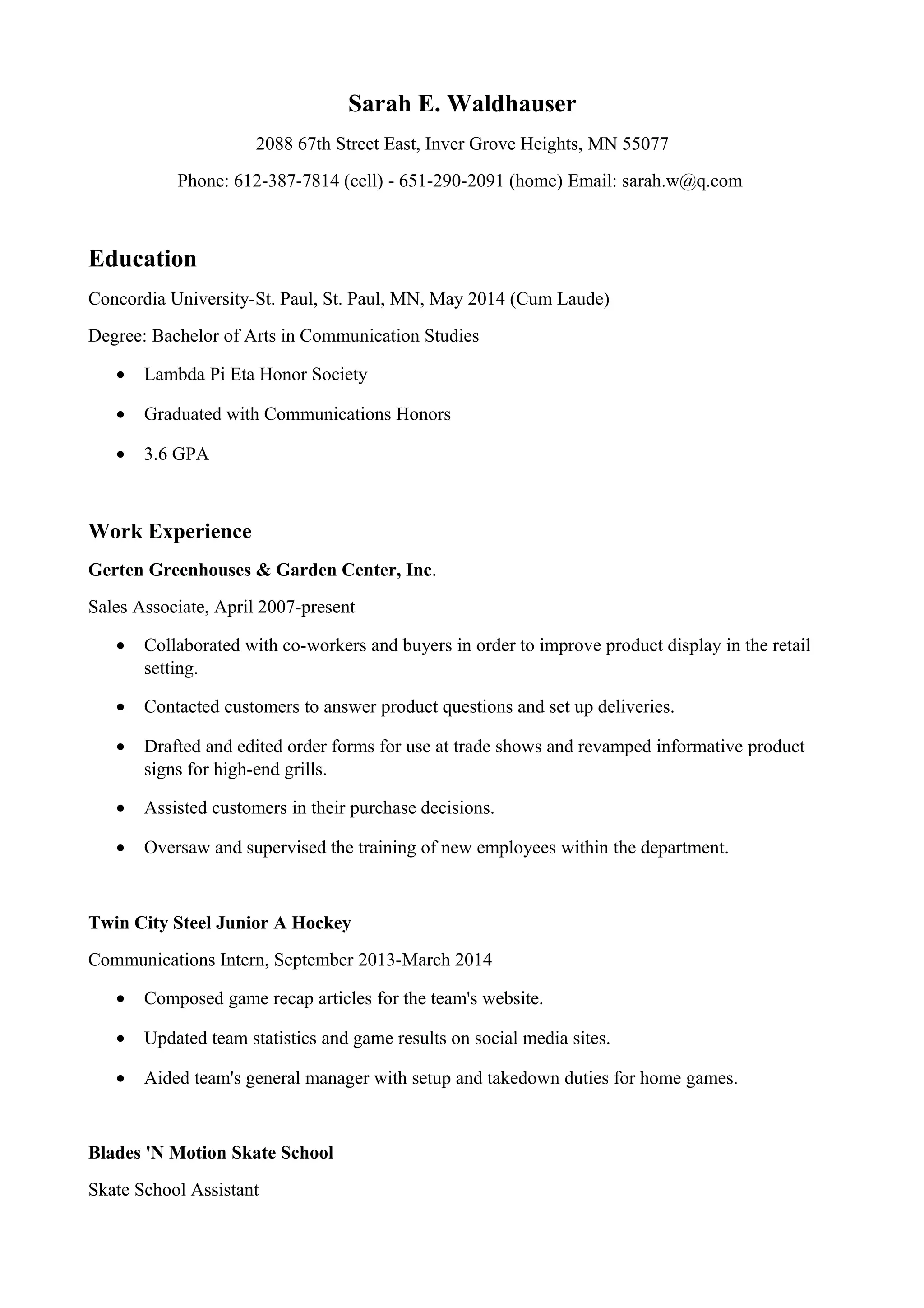 Official Resume | ODT