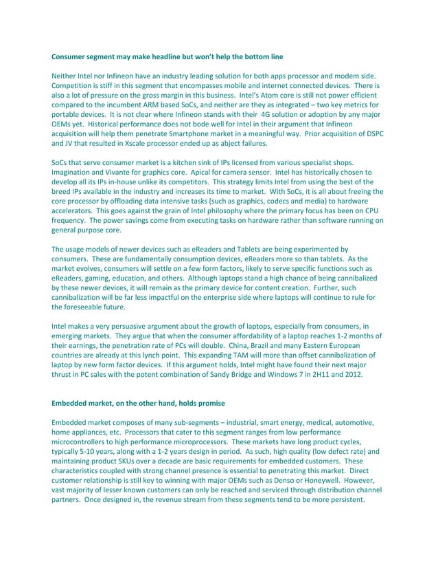 Intel Research Note | PDF | Laptops | Computing