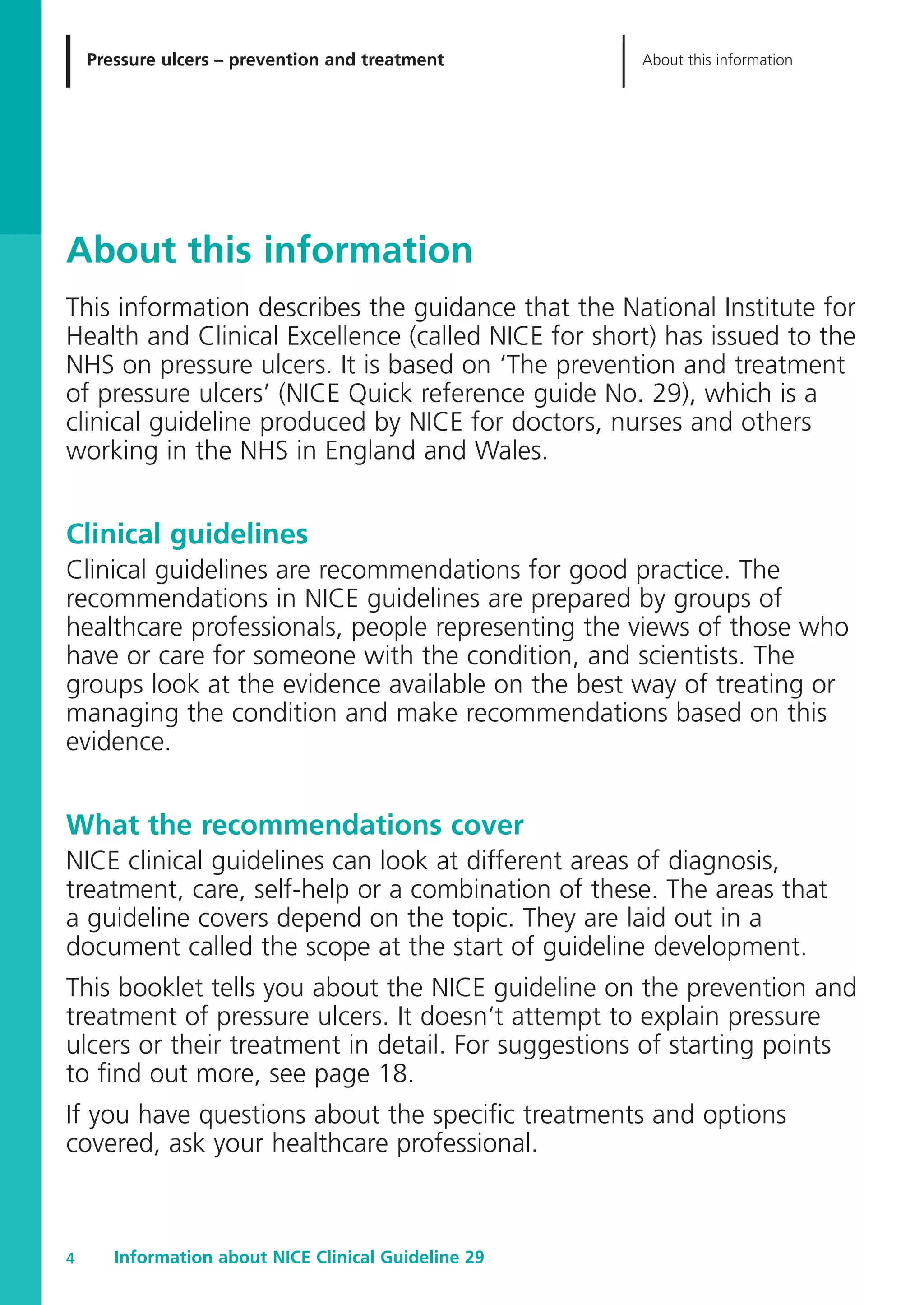 Nice pressure ulcer | PDF