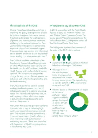 Macmillan Cancer Support - Time to Choose 2016 NI Assembly | PDF