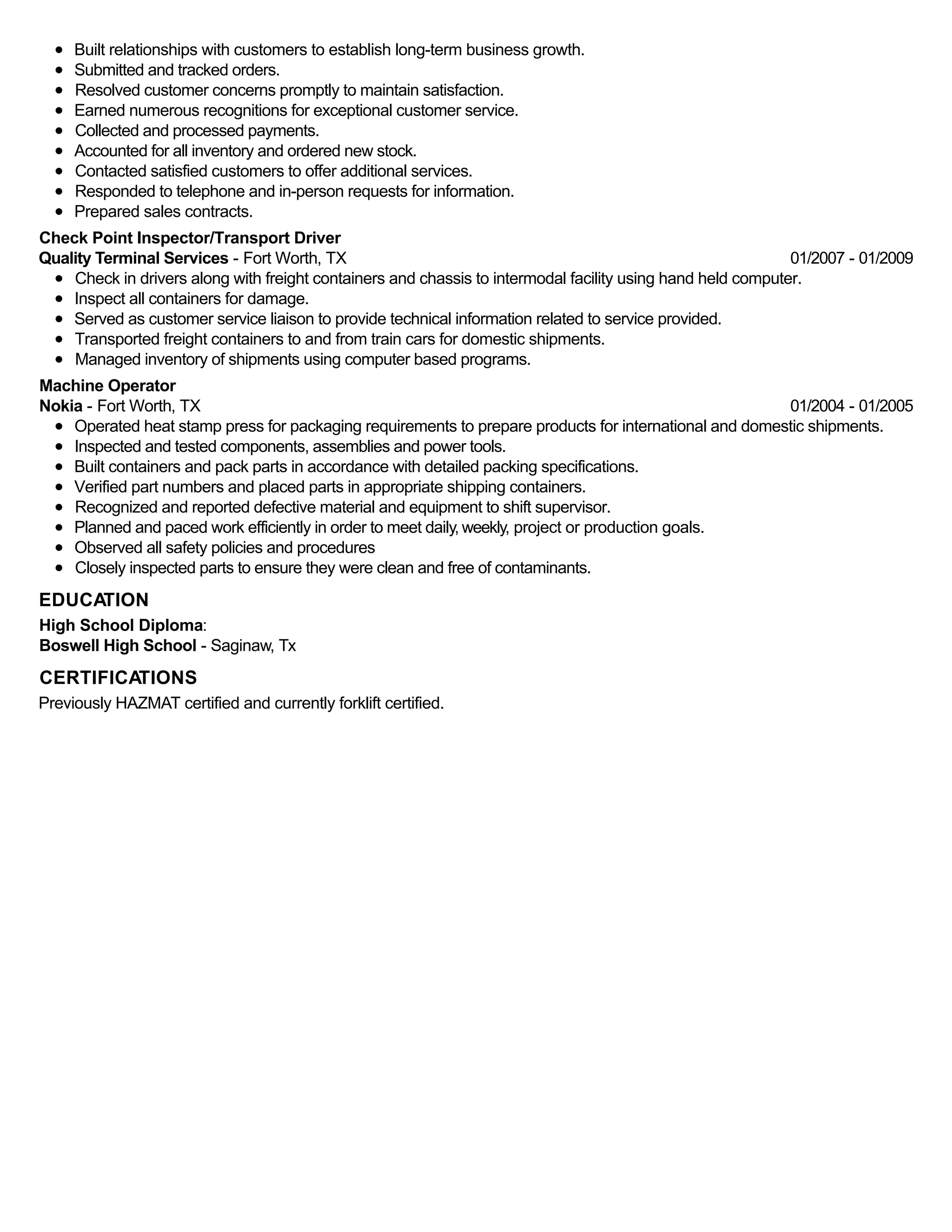 MichaelMorrisresume (1) | PDF