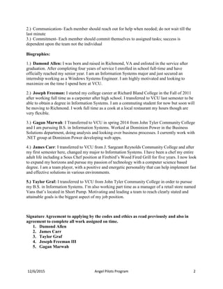 Angel Pilots Program_FInal Assignment | PDF