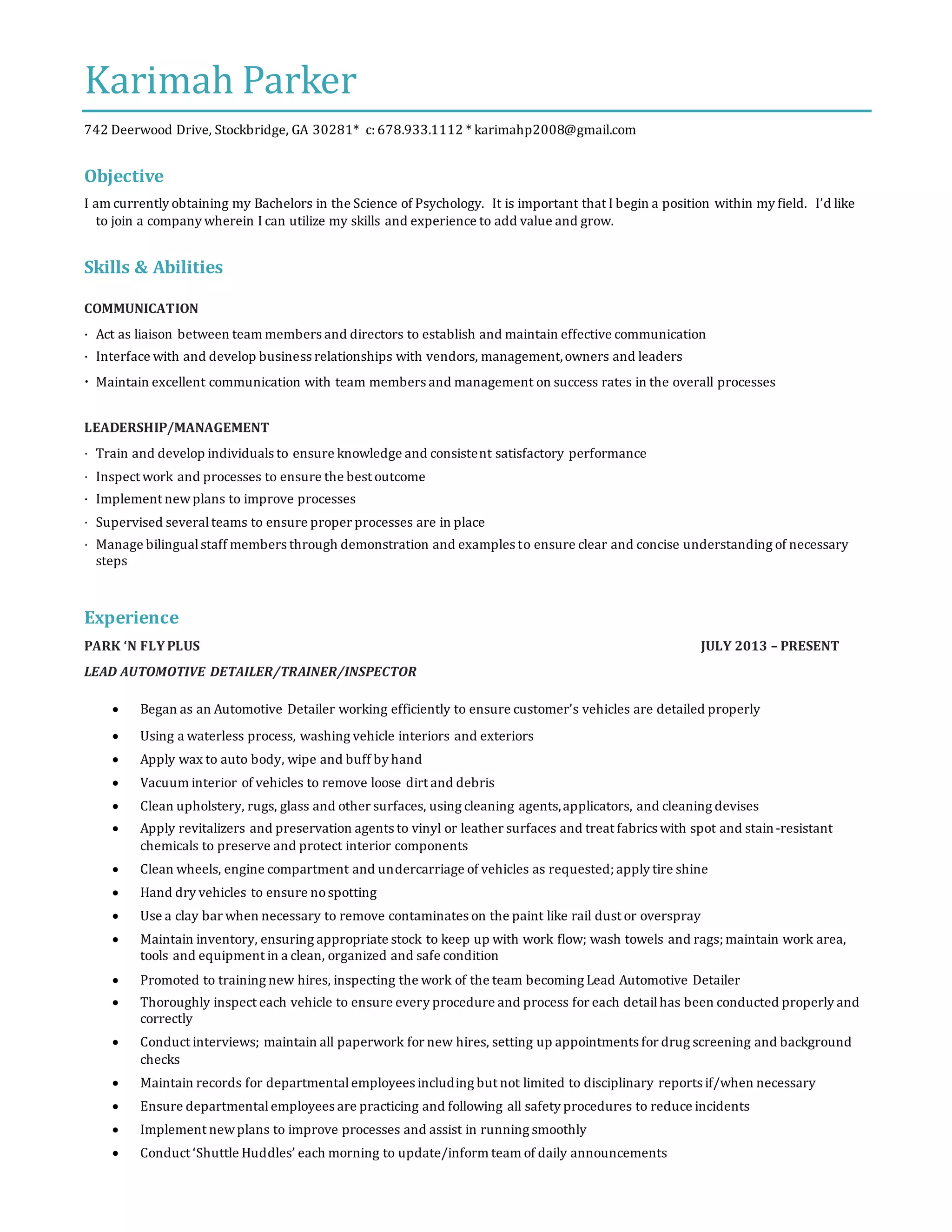 KParker_Resume_2016 | PDF