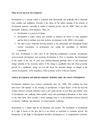 Study on - right to development | PDF