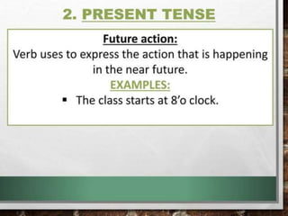 Tenses of Verb | PPTX