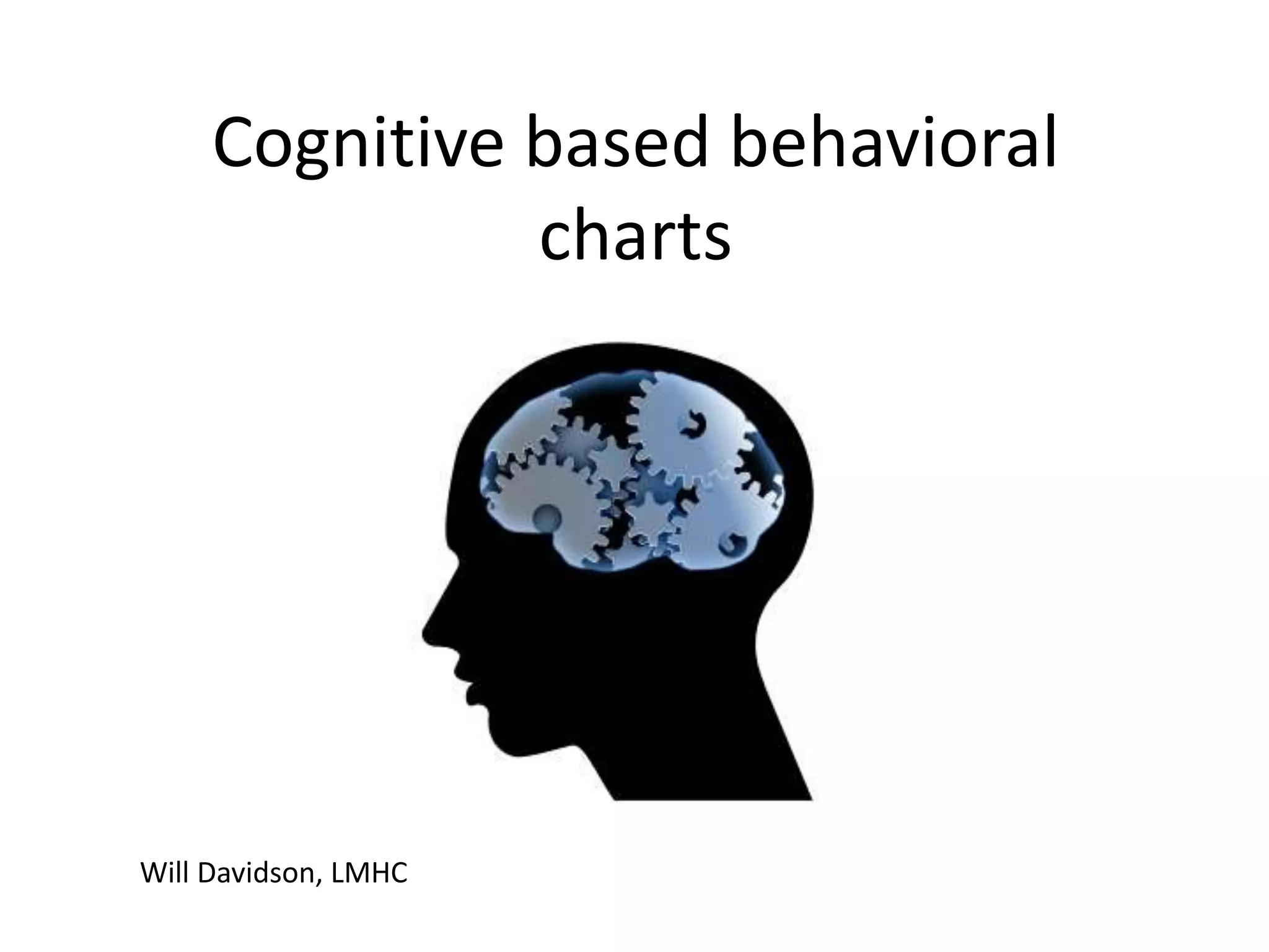 Cognitive Therapy with Behavioral Charts | PPTX