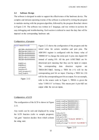 Report (Electromagnetic Password Door Lock System) | DOCX