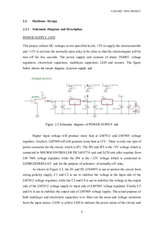 Report (Electromagnetic Password Door Lock System) | DOCX