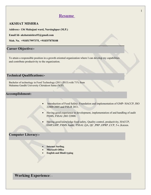 akshat resume nov2015 | PDF