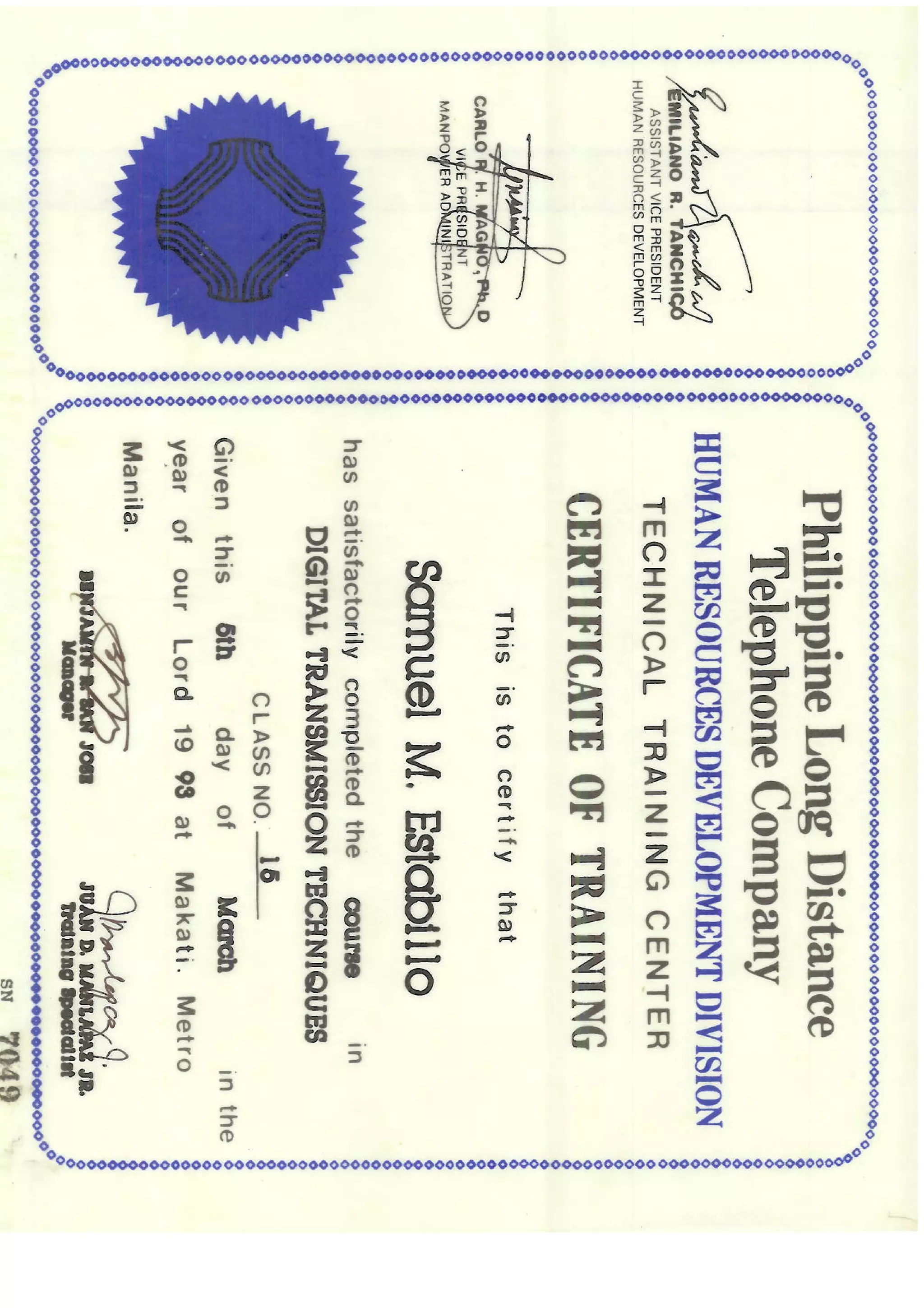 CERTIFICATES SUMMARY 2 | PDF