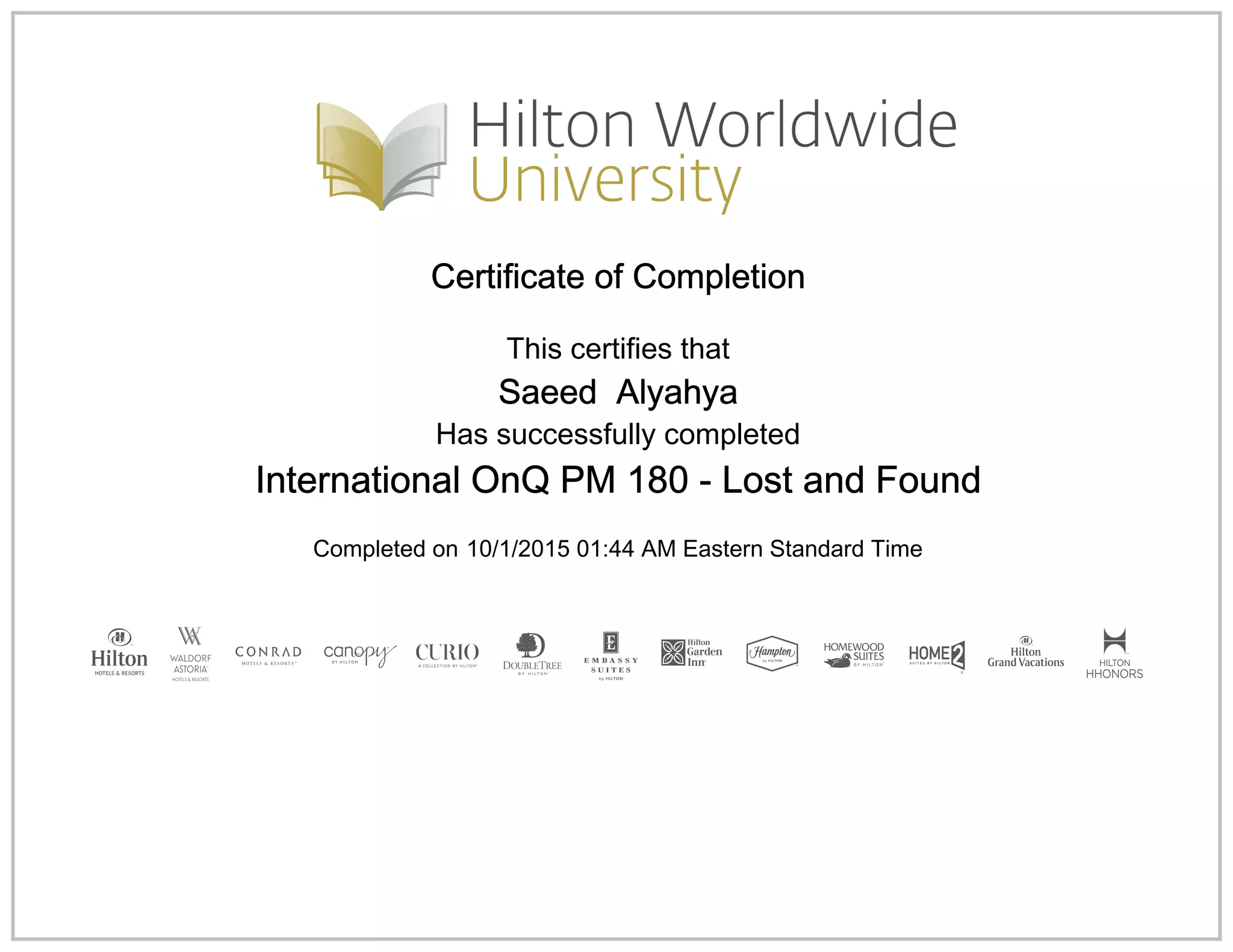 International OnQ PM 180 - Lost and Found | PDF