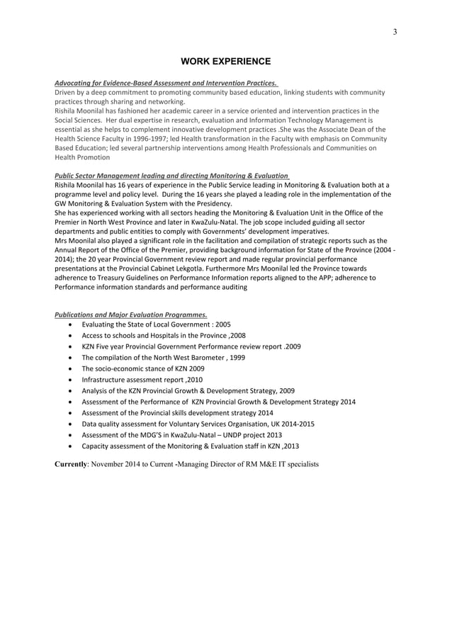 Profile off RM | PDF