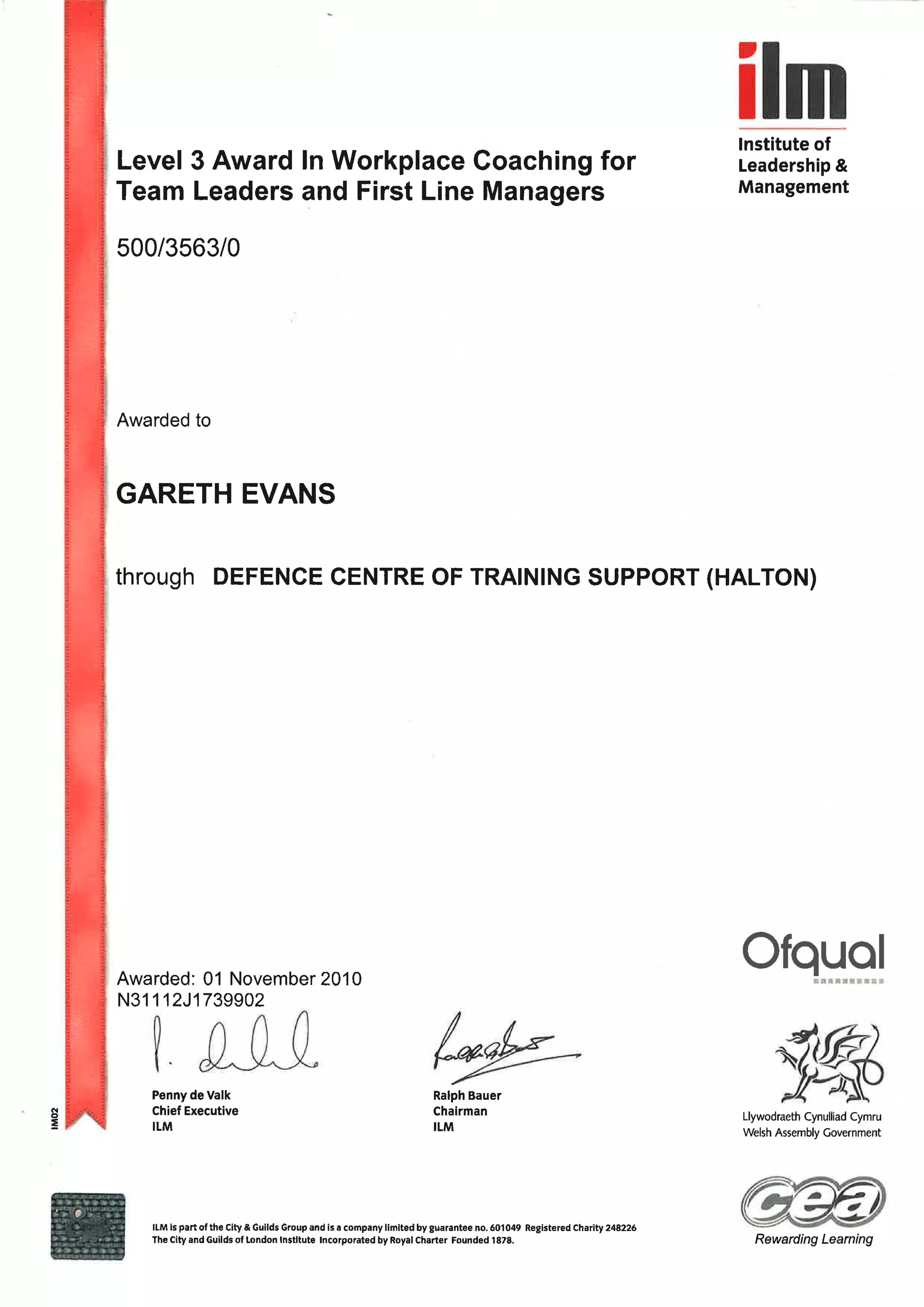 ILM Level 3 Award in Workplace Coaching | PDF