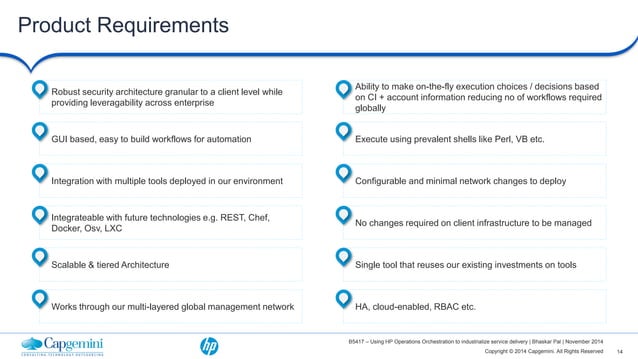 Using HP Operations Orchestration to Industrialize Service Delivery | PPT